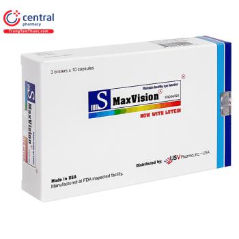 [CHÍNH HÃNG] Thuốc S MaxVision hỗ trợ tăng cường thị lực