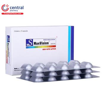 [CHÍNH HÃNG] Thuốc S MaxVision hỗ trợ tăng cường thị lực