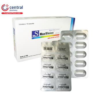 [CHÍNH HÃNG] Thuốc S MaxVision hỗ trợ tăng cường thị lực