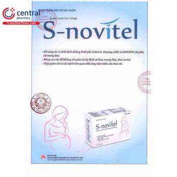 Thuốc S - Novitel - Nâng cao thể trạng cho bà bầu