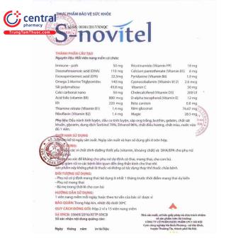 Thuốc S - Novitel - Nâng cao thể trạng cho bà bầu