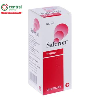 Thuốc Saferon syrup điều trị tình trạng thiếu máu do thiếu sắt