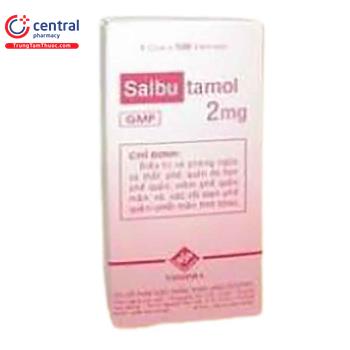 Thuốc Salbutamol 2mg Vidipha: tác dụng, liều dùng, lưu ý
