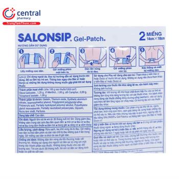 [CHÍNH HÃNG] Cao dán Salonsip Gel Patch giúp giảm đau, chống viêm