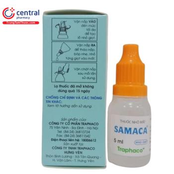 Thuốc nhỏ mắt Samaca điều trị rối loạn biểu mô giác mạc - kết mạc