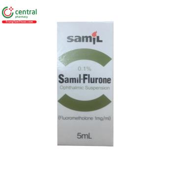Thuốc Samil-Flurone 0,1% điều trị bệnh lý về mắt như viêm kết mạc, bờ mi