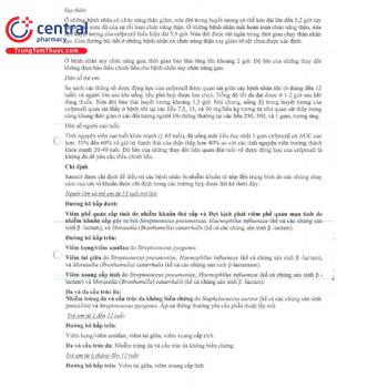 [CHÍNH HÃNG] Thuốc Samnir 250mg/5ml: chỉ định, liều dùng