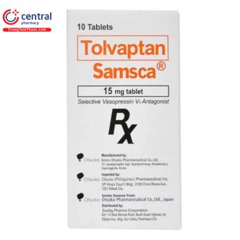 Thuốc Samsca 15mg - điều trị tình trạng hạ Natri huyết