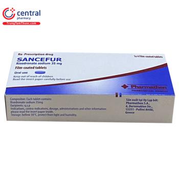 Thuốc Sancefur 35mg - Điều trị loãng xương ở phụ nữ sau mãn kinh