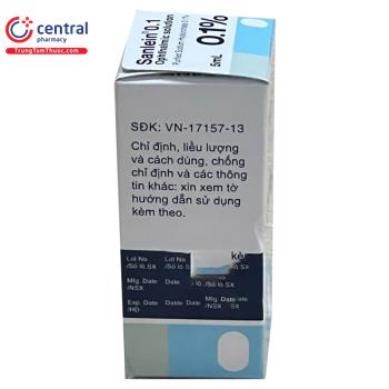Thuốc Sanlein 0.1 - thuốc nhỏ mắt điều trị rối loạn biểu mô giác mạc