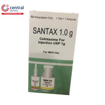 [CHÍNH HÃNG] Thuốc Santax 1g - điều trị nhiễm khuẩn nặng