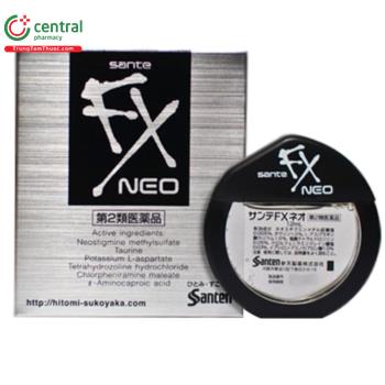 Thuốc nhỏ mắt Sante FX Neo 12ml bạc - Giảm mỏi mắt, đỏ mắt nhanh chóng
