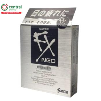 Thuốc nhỏ mắt Sante FX Neo 12ml bạc - Giảm mỏi mắt, đỏ mắt nhanh chóng