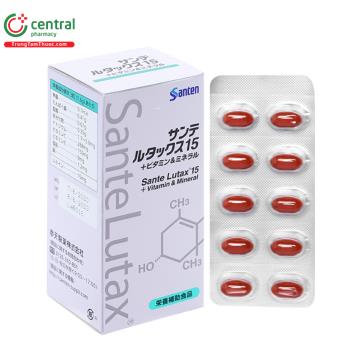 Thuốc Sante Lutax 15+ Vitamin & Mineral - Cho đôi mắt sáng và khỏe
