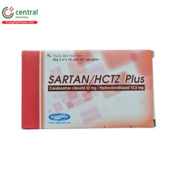 Thuốc Sartan/HCTZ Plus điều trị tăng huyết áp ở người trưởng thành