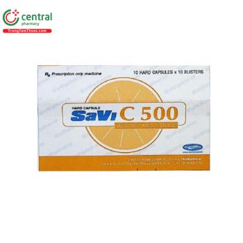 Thuốc Savi C 500 điều trị cho bệnh nhân thiếu hụt vitamin C