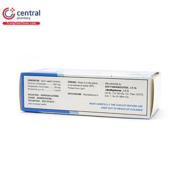 [CHÍNH HÃNG] Thuốc Savi Dimin bảo vệ mạch máu: tác dụng, giá bán