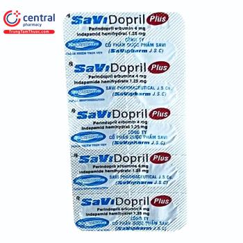 Thuốc Savi Dopril Plus điều trị cao huyết áp vô căn