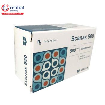 Thuốc Scanax 500 (Ciprofloxacin 500mg) điều trị bệnh nhiễm khuẩn nặng