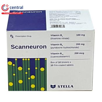 [CHÍNH HÃNG] Thuốc Scanneuron: tác dụng, liều dùng, tương tác thuốc