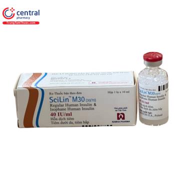 Thuốc Scilin M30 (30/70) 40IU/ml - thuốc điều trị tiểu đường