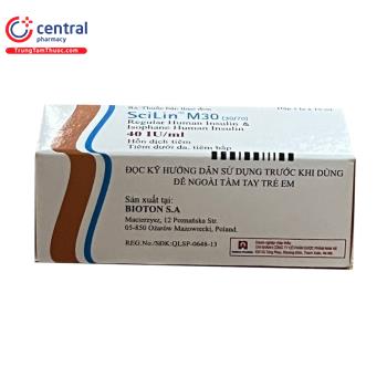 Thuốc Scilin M30 (30/70) 40IU/ml - thuốc điều trị tiểu đường
