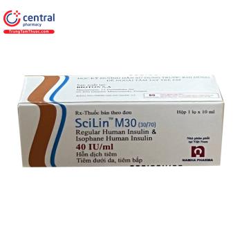 Thuốc Scilin M30 (30/70) 40IU/ml - thuốc điều trị tiểu đường