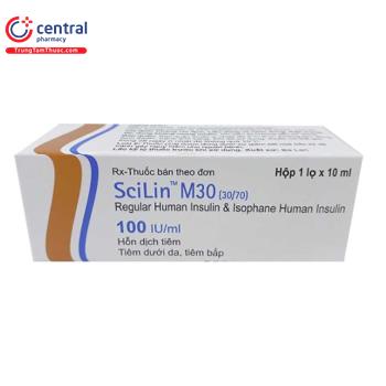 Thuốc Scilin M30 (30/70) 40IU/ml - thuốc điều trị tiểu đường