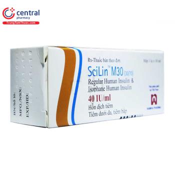 Thuốc Scilin M30 (30/70) 40IU/ml - thuốc điều trị tiểu đường