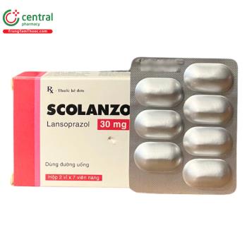 Thuốc điều trị viêm loét dạ dày Scolanzo 30mg: tác dụng - liều dùng