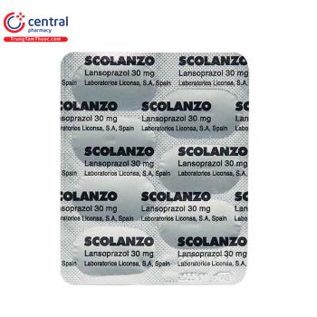 Thuốc điều trị viêm loét dạ dày Scolanzo 30mg: tác dụng - liều dùng
