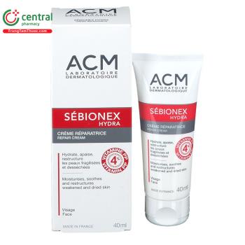 Kem dưỡng ẩm ACM Sébionex Hydra Repair Cream 40ml giúp giảm khô da