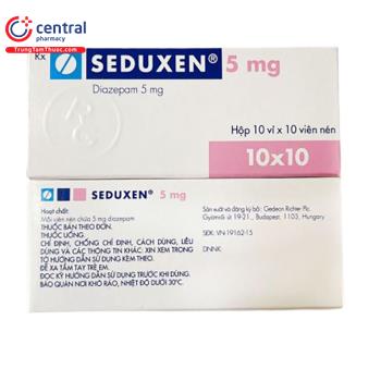[CHÍNH HÃNG] Thuốc Seduxen 5mg xóa tan bồn chồn, lo âu, stress