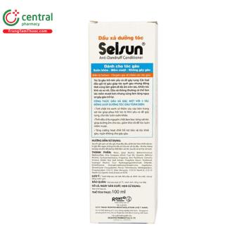 Dầu xả dưỡng tóc Selsun dành cho tóc gàu 100ml có tốt không, giá bao nhiêu?