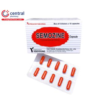 [CHÍNH HÃNG] Thuốc Semozine Capsule: tác dụng, liều dùng