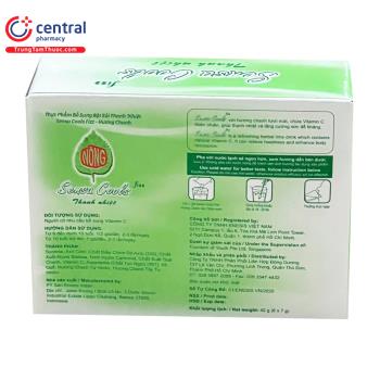 [CHÍNH HÃNG]Thuốc Bột Sủi Thanh Nhiệt Sensa Cools: chỉ định,liều dùng