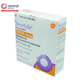 [CHÍNH HÃNG] Thuốc Seretide Accuhaler 50/250mcg điều trị hen phế quản