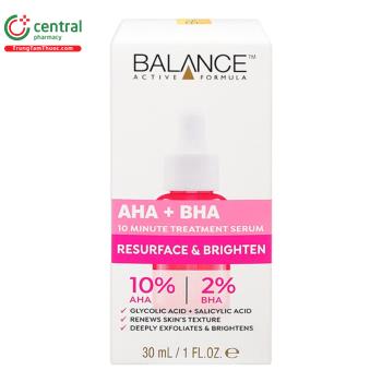 Serum Balance Active Formula AHA + BHA giúp tái tạo và dưỡng trắng da
