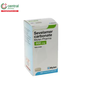 Thuốc Sevelamer Carbonate 800mg Mylan Pharma - điều trị tình trạng tăng phospho máu