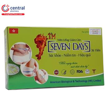 Viên uống giảm cân Seven Days - lấy lại vóc dáng không cần ăn kiêng
