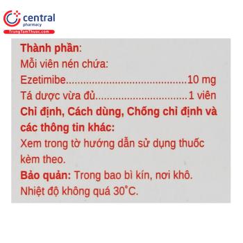 [CHÍNH HÃNG] Thuốc Sezstad 10mg Stella điều trị tăng cholesterol máu