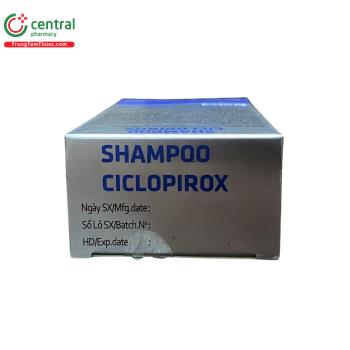 Dầu gội Shampoo Ciclopirox trị viêm da tiết bã, nấm da đầu