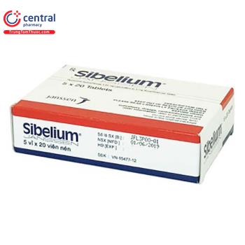 Thuốc Sibelium 5mg (5 vỉ x 20 viên) điều trị bệnh đau nửa đầu