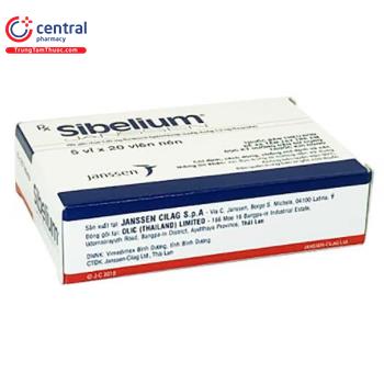 Thuốc Sibelium 5mg (5 vỉ x 20 viên) điều trị bệnh đau nửa đầu