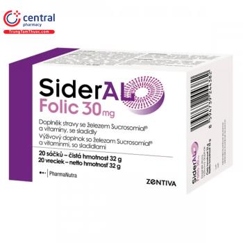 [CHÍNH HÃNG] Thuốc Sideral Folic - dưỡng chất bổ máu cho bà bầu