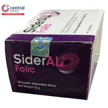 [CHÍNH HÃNG] Thuốc Sideral Folic - dưỡng chất bổ máu cho bà bầu