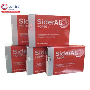 [CHÍNH HÃNG] Thuốc SiderAL Forte Int bổ sung sắt, hỗ trợ tạo máu