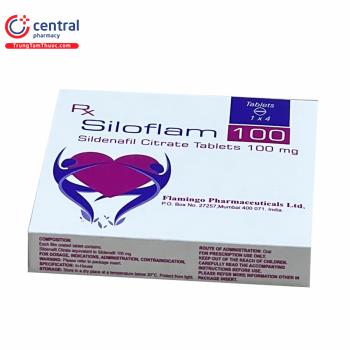[CHÍNH HÃNG] Thuốc Siloflam 100mg điều trị rối loạn cương dương