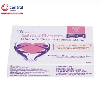 [CHÍNH HÃNG] Thuốc tăng cường sinh lý nam Siloflam 50