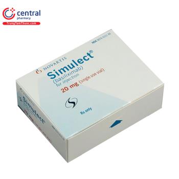[CHÍNH HÃNG] Thuốc Simulect 20mg - Dự phòng thải ghép